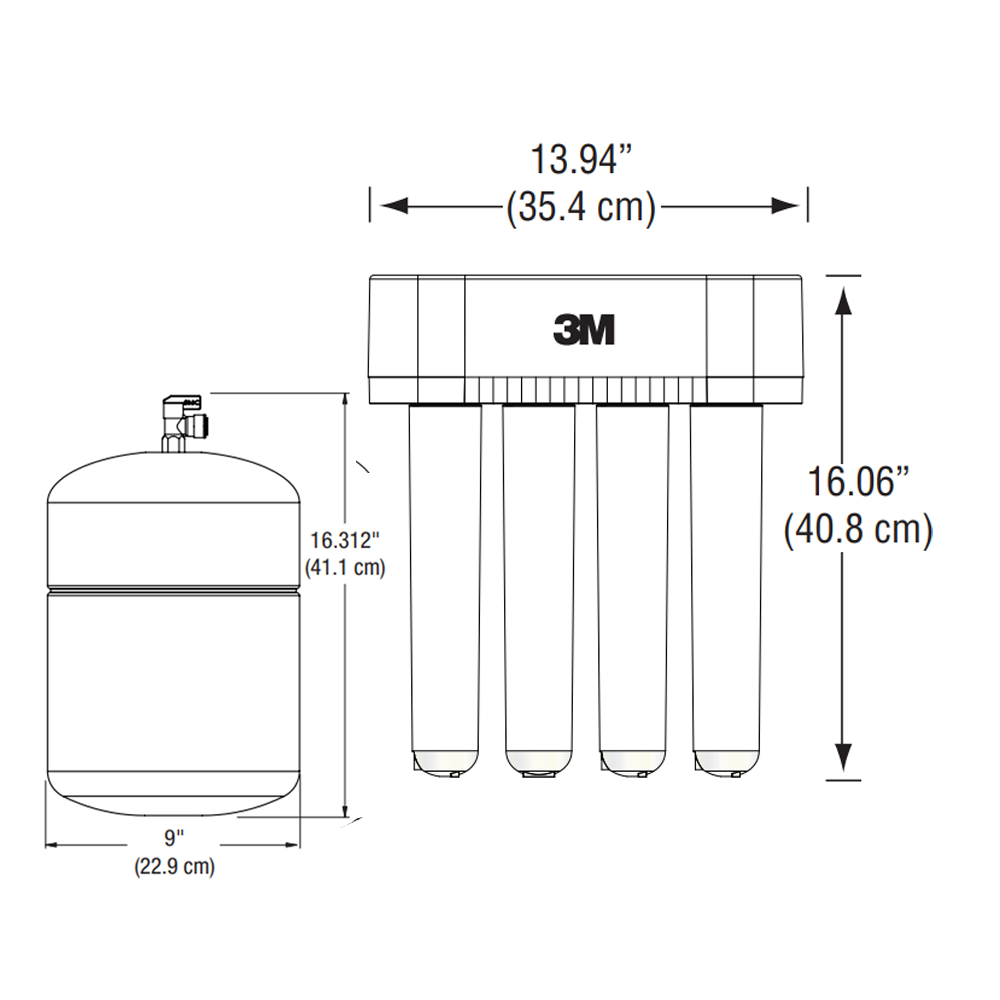 3M™ 3MRO401 Reverse Osmosis System– AquaPureFilters.com