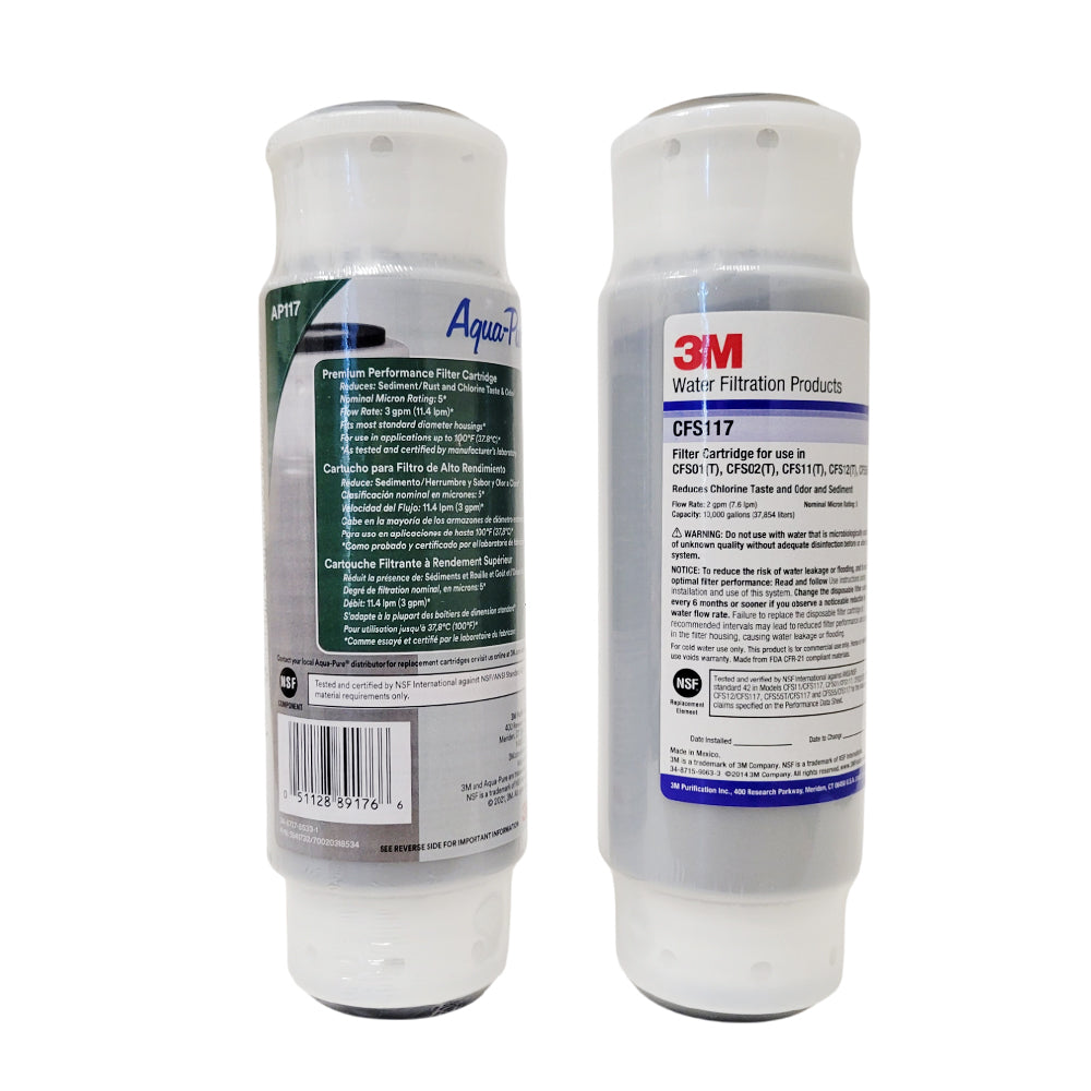 3M™ Food Service CFS117 Chlorine Reduction Filter - Two Pack (5559307)