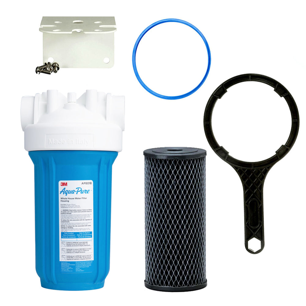 Aqua-Pure™ AP801B Whole House System PLUS Carbon Block Filter ...