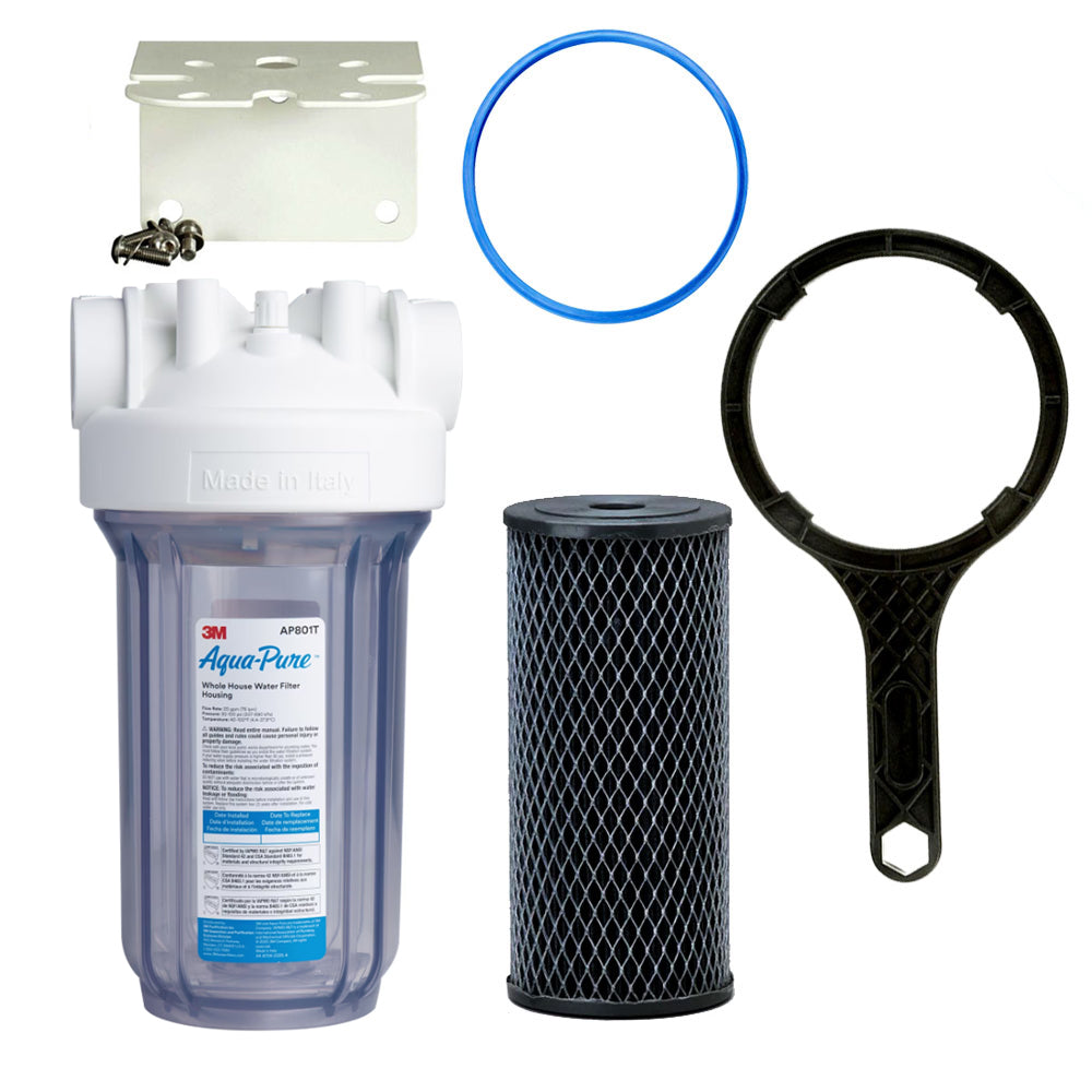 Aqua-Pure™ AP801T Whole House System PLUS Carbon Block Filter ...