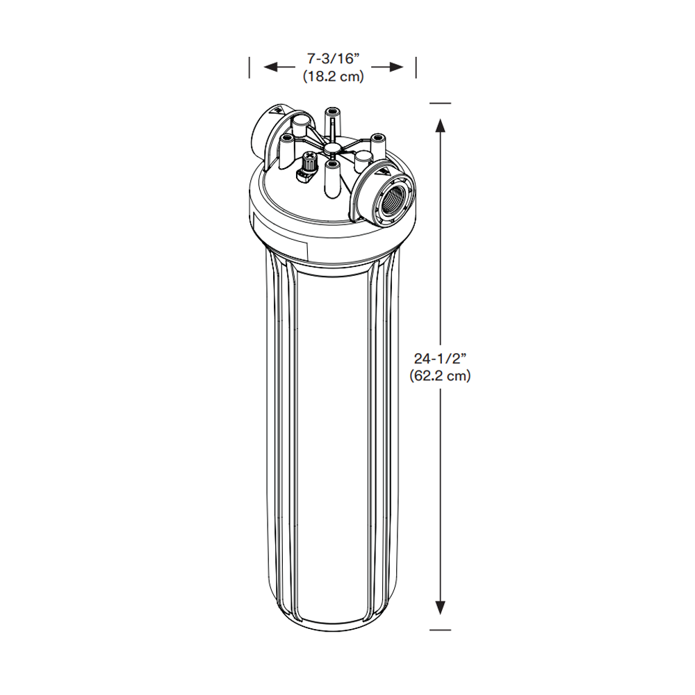 Aqua-Pure™ AP802B Large Diameter 20" Water Filtration System (5639202)