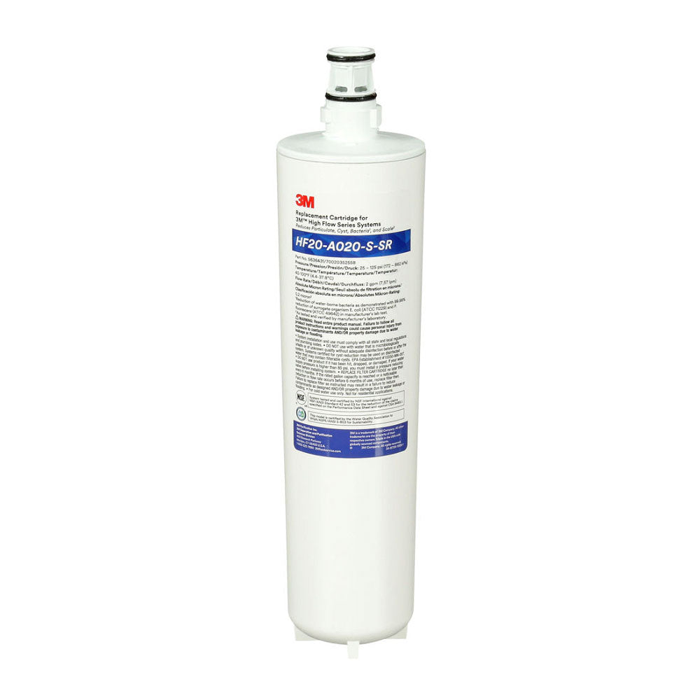 3M™ HF20-A020-S-SR Absolute Carbonless Commercial Ice Maker Water Filt ...