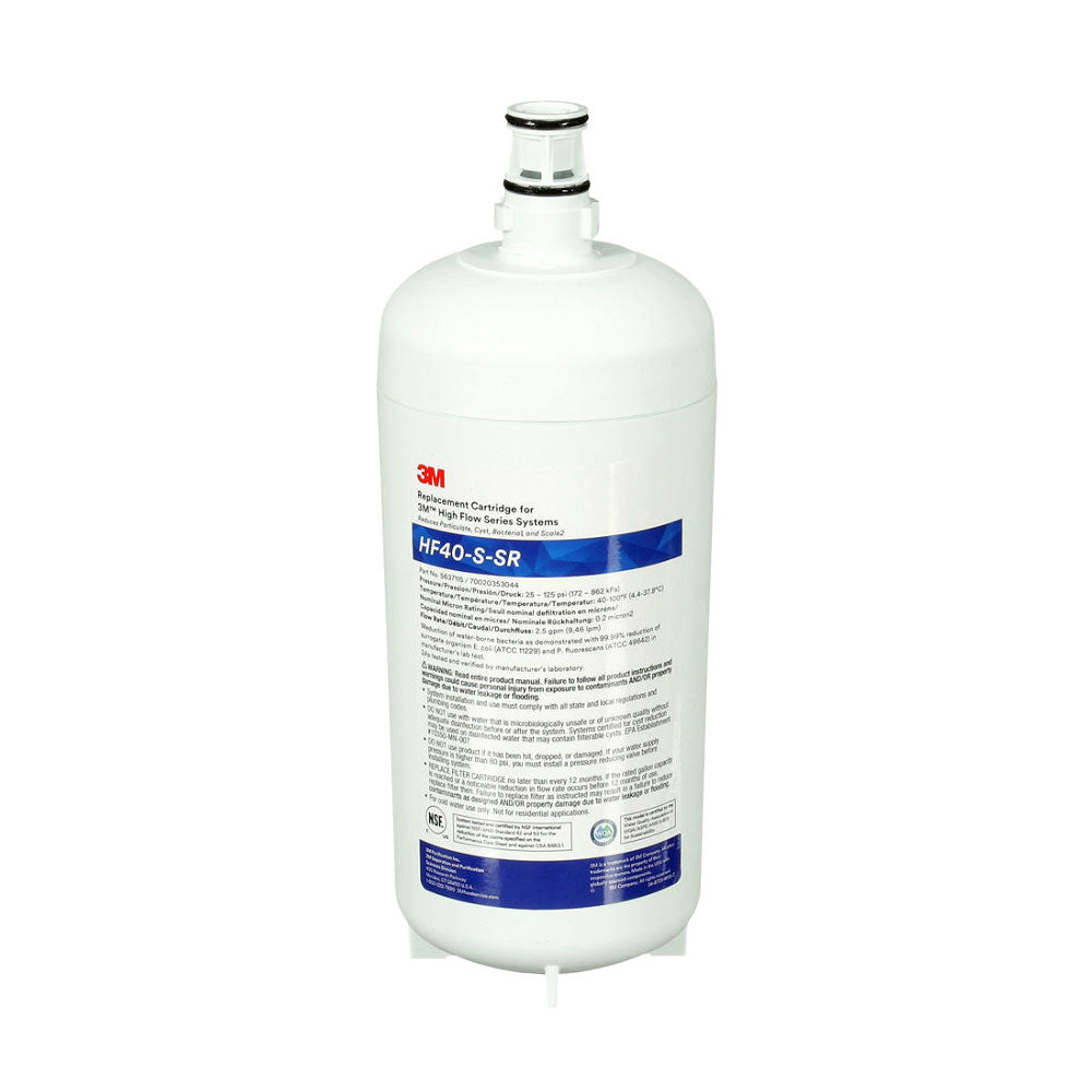 3M™ HF40-S-SR Carbonless Commercial Ice Maker Replacement Water Filter ...
