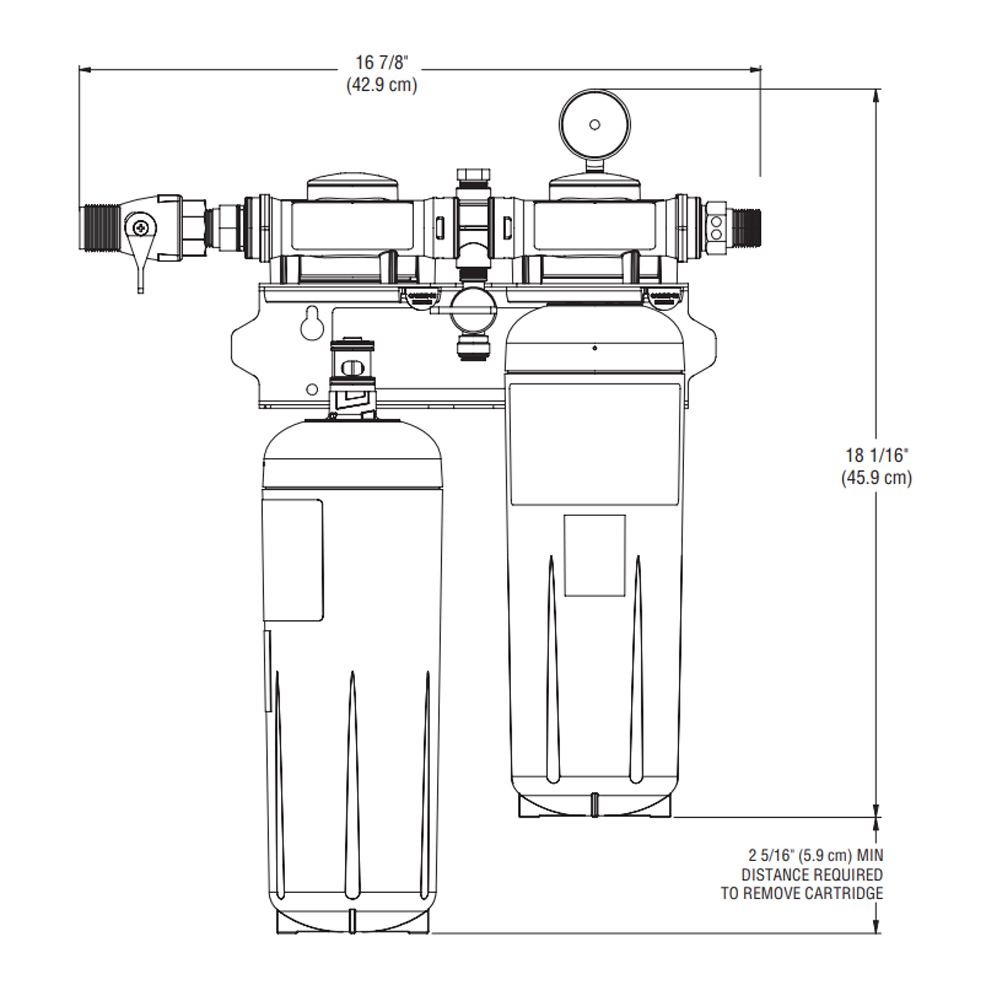3M™ ICE260-S Commercial Ice Maker Water Filtration System ...