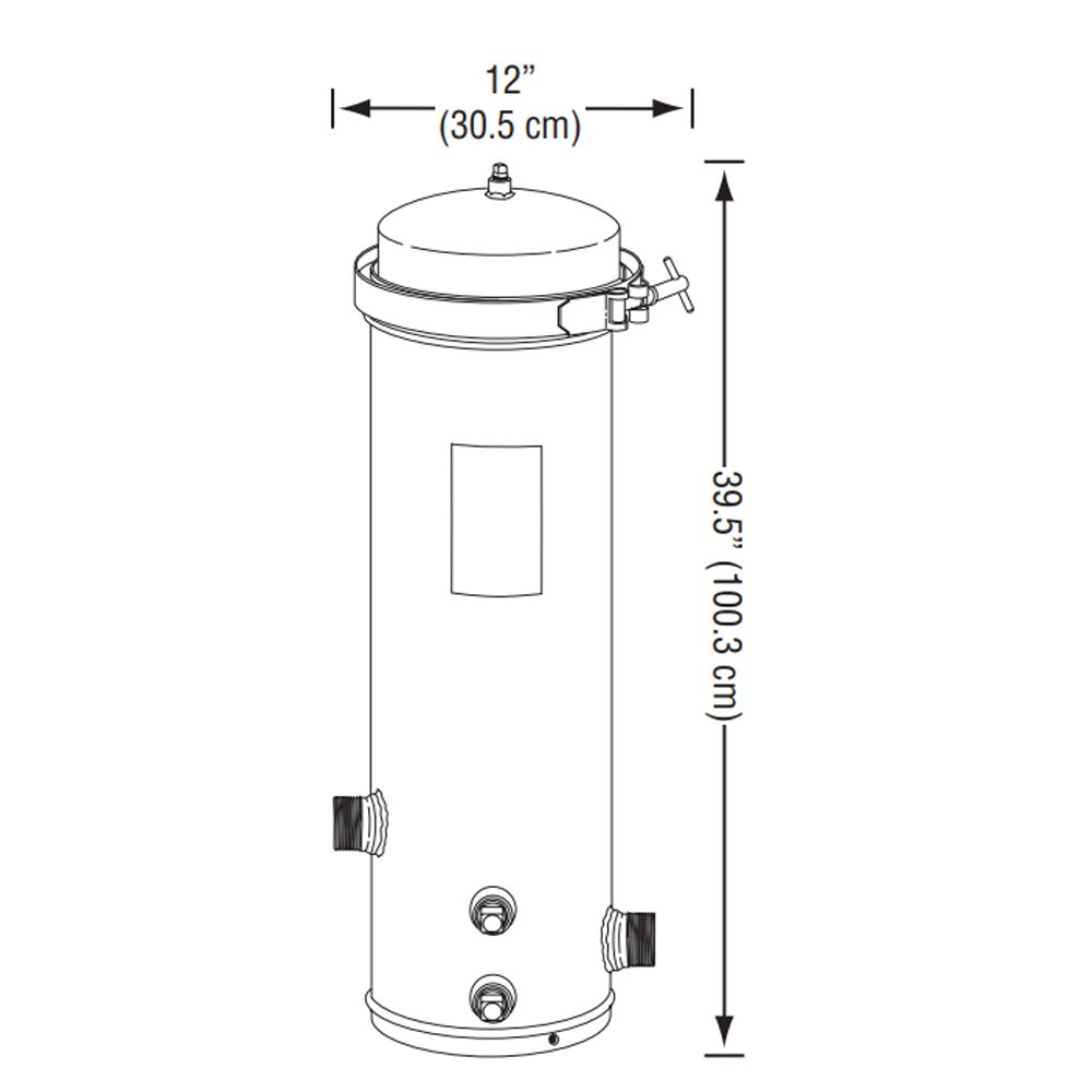 SS12 EPE-316L Stainless Steel Filter System (4808715)
