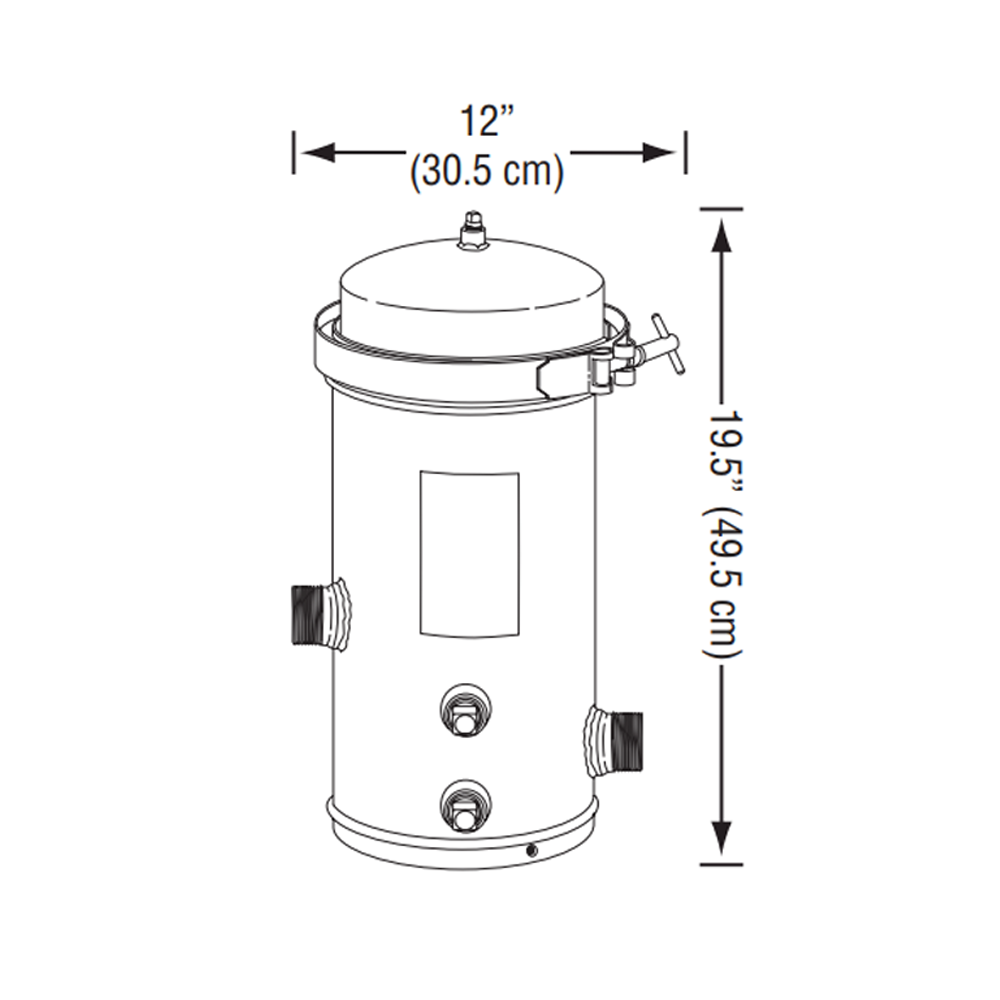 SS4 EPE-316L Stainless Steel Filter System (4808713)