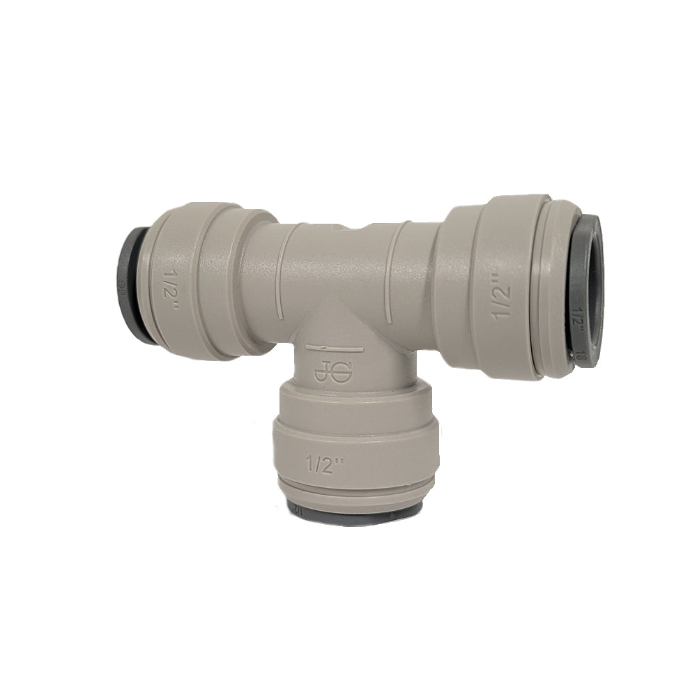 John Guest Union Tee 1/2" QC Union Tee– AquaPureFilters.com